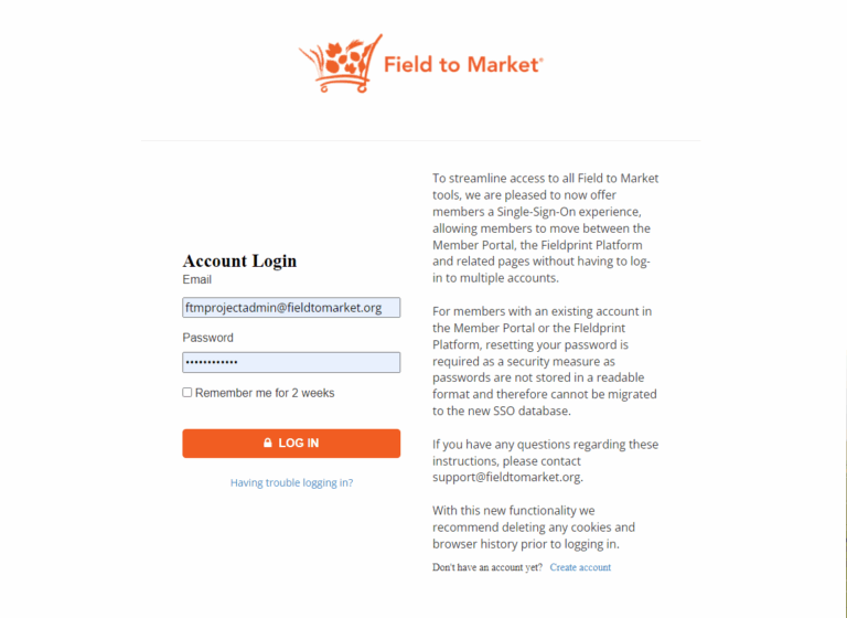 Fieldprint Project Annual Reporting – Fieldprint Platform Help